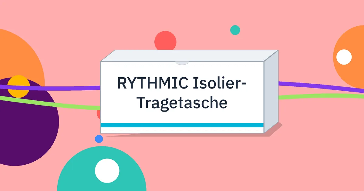 Symbolbild: Packung mit der Aufschrift RYTHMIC Isolier-Tragetasche (PZN 17865342) – Verfügbarkeit und Bezug in Apotheken in Frankfurt am Main