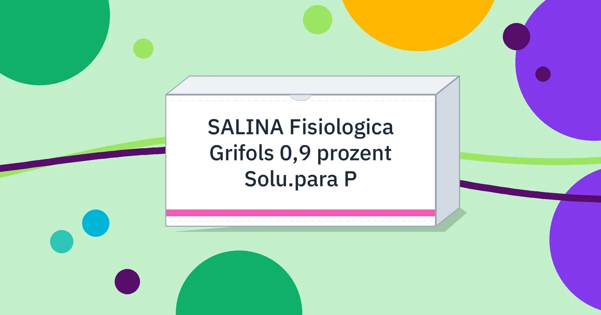 Symbolbild: Packung mit der Aufschrift SALINA Fisiologica Grifols 0,9 prozent Solu.para P (PZN 19722693) – Verfügbarkeit und Bezug in Apotheken in Frankfurt am Main