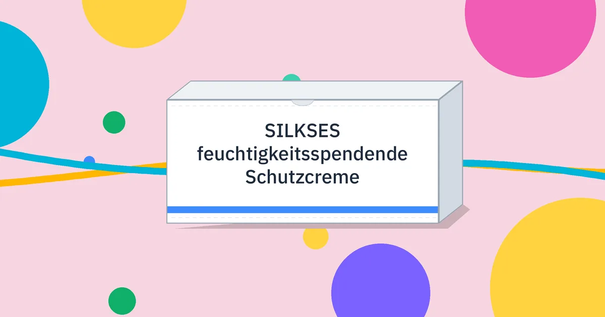 Symbolbild: Packung mit der Aufschrift SILKSES feuchtigkeitsspendende Schutzcreme (PZN 18022433) – Verfügbarkeit und Bezug in Apotheken in Frankfurt am Main