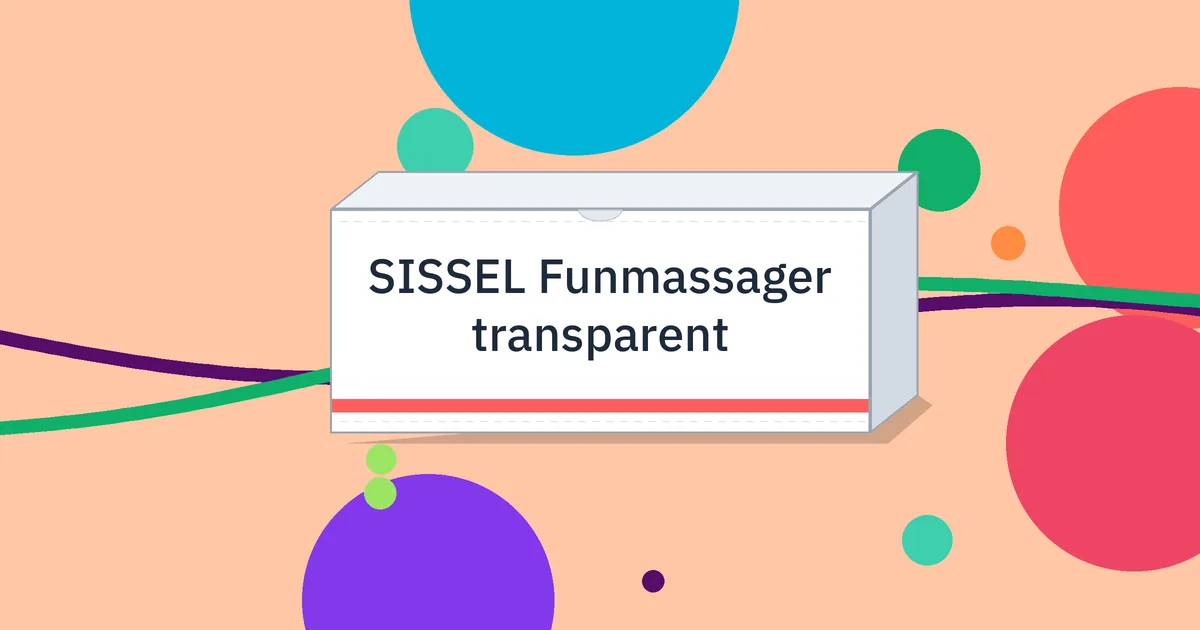 Symbolbild: Packung mit der Aufschrift SISSEL Funmassager transparent (PZN 03399623) – Verfügbarkeit und Bezug in Apotheken in Frankfurt am Main