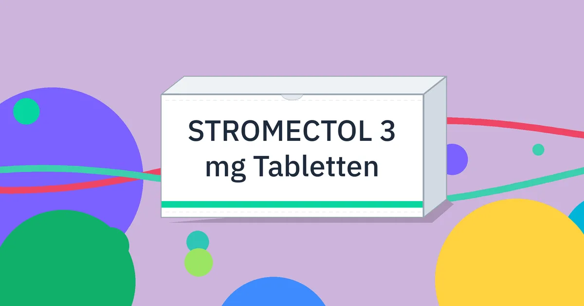 Symbolbild: Packung mit der Aufschrift STROMECTOL 3 mg Tabletten (PZN 18848340) – Verfügbarkeit und Bezug in Apotheken in Frankfurt am Main