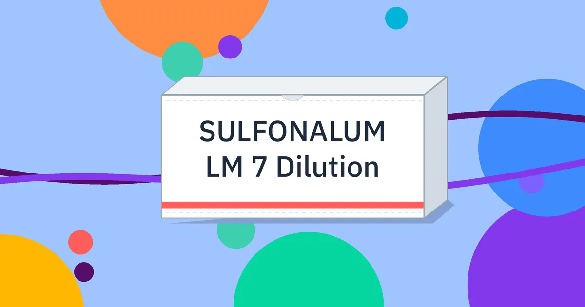 Symbolbild: Packung mit der Aufschrift SULFONALUM LM 7 Dilution (PZN 13209457) – Verfügbarkeit und Bezug in Apotheken in Frankfurt am Main