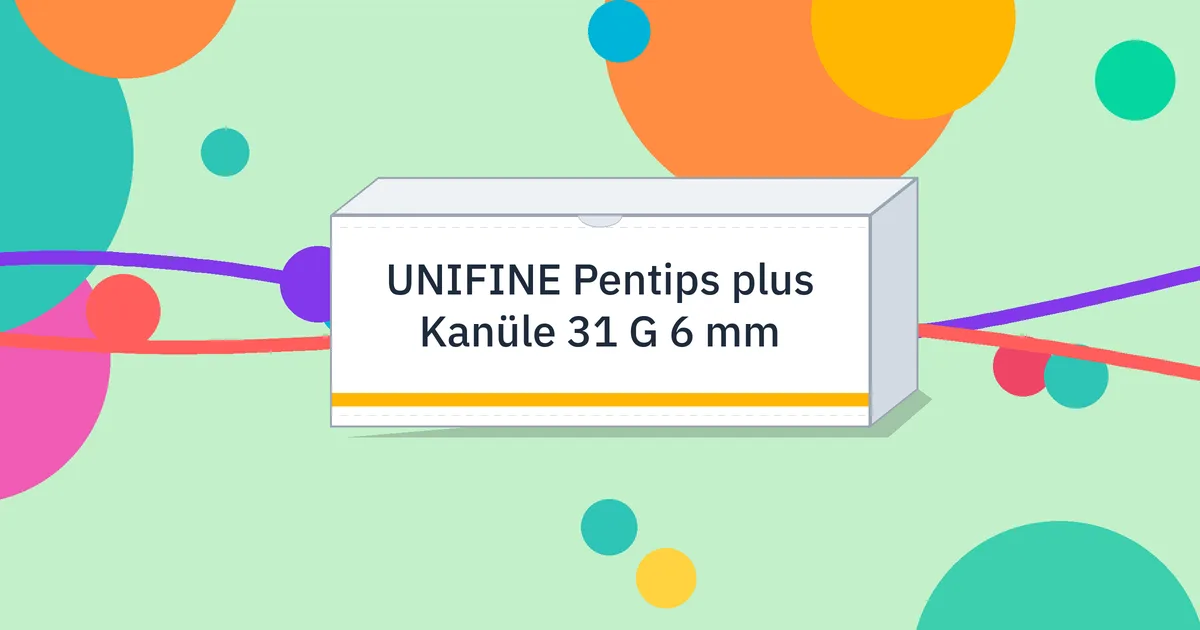 Symbolbild: Packung mit der Aufschrift UNIFINE Pentips plus Kanüle 31 G 6 mm (PZN 06562733) – Verfügbarkeit und Bezug in Apotheken in Frankfurt am Main