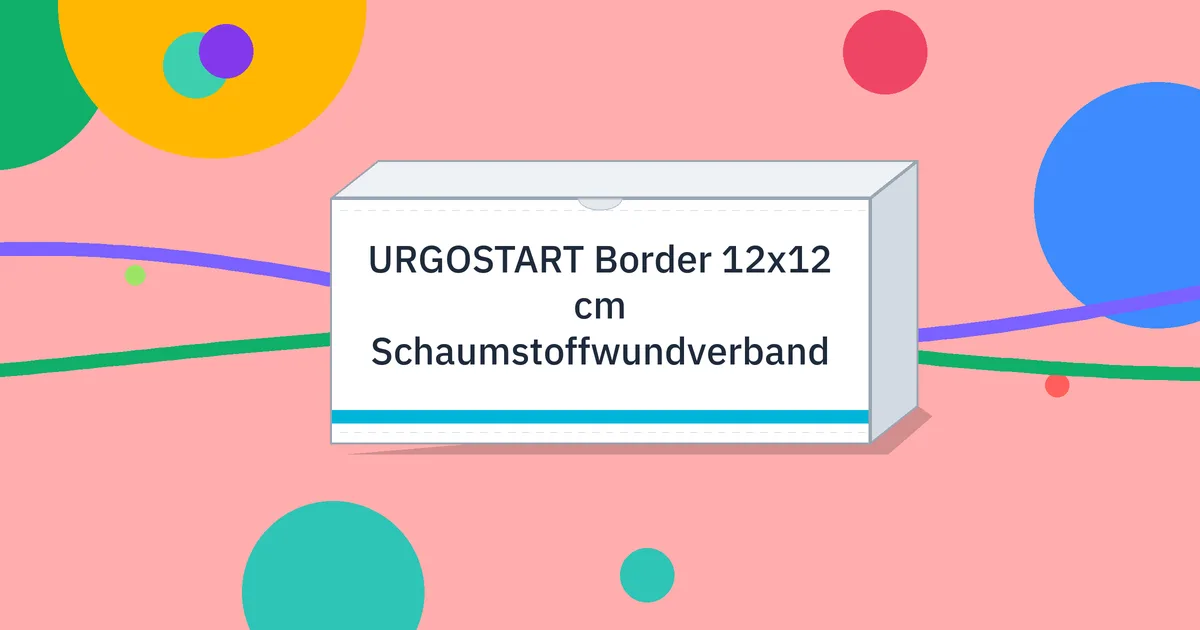 Symbolbild: Packung mit der Aufschrift URGOSTART Border 12x12 cm Schaumstoffwundverband (PZN 10180983) – Verfügbarkeit und Bezug in Apotheken in Frankfurt am Main
