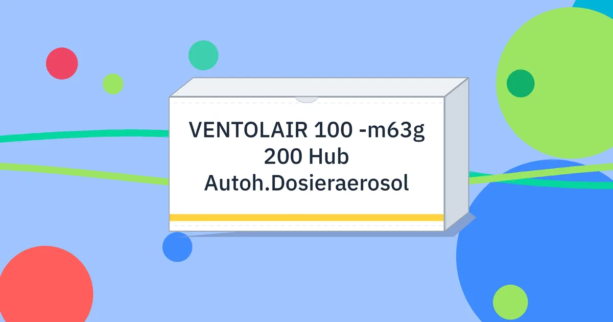 Symbolbild: Packung mit der Aufschrift VENTOLAIR 100 -m63g 200 Hub Autoh.Dosieraerosol (PZN 00175426) – Verfügbarkeit und Bezug in Apotheken in Frankfurt am Main