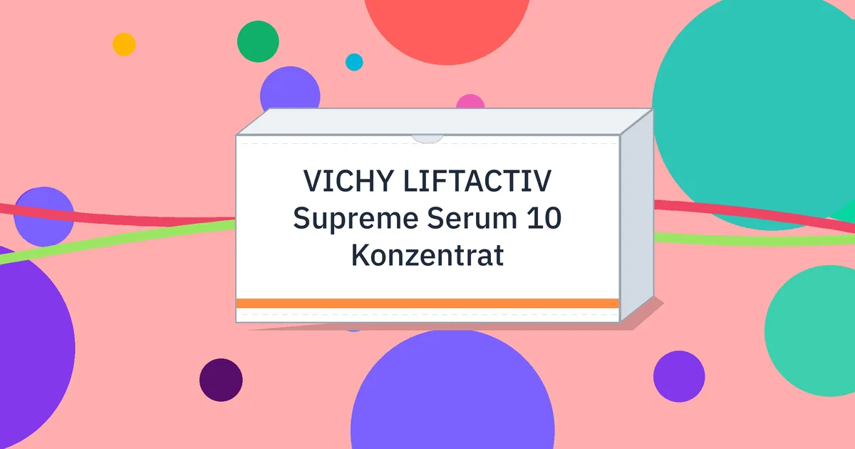 Symbolbild: Packung mit der Aufschrift VICHY LIFTACTIV Supreme Serum 10 Konzentrat (PZN 11587511) – Verfügbarkeit und Bezug in Apotheken in Frankfurt am Main