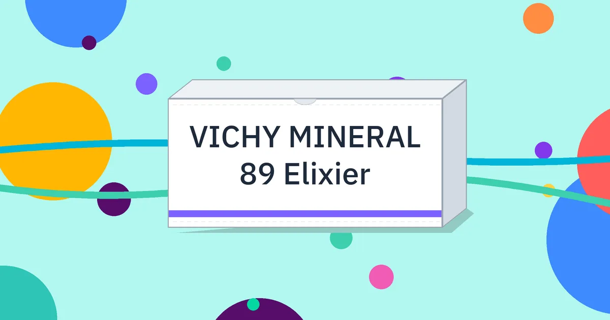 Symbolbild: Packung mit der Aufschrift VICHY MINERAL 89 Elixier (PZN 13974399) – Verfügbarkeit und Bezug in Apotheken in Frankfurt am Main
