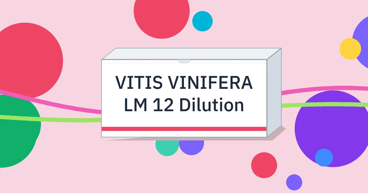 Symbolbild: Packung mit der Aufschrift VITIS VINIFERA LM 12 Dilution (PZN 13279699) – Verfügbarkeit und Bezug in Apotheken in Frankfurt am Main