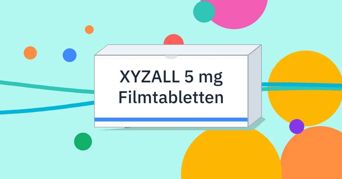 Symbolbild: Packung mit der Aufschrift XYZALL 5 mg Filmtabletten (PZN 03564453) – Verfügbarkeit und Bezug in Apotheken in Frankfurt am Main
