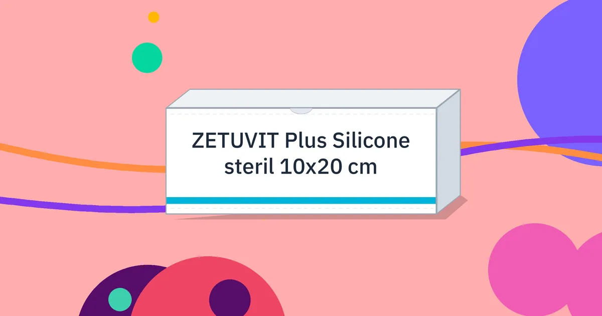 Symbolbild: Packung mit der Aufschrift ZETUVIT Plus Silicone steril 10x20 cm (PZN 18127244) – Verfügbarkeit und Bezug in Apotheken in Frankfurt am Main