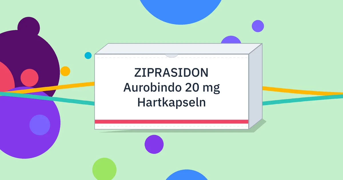 Symbolbild: Packung mit der Aufschrift ZIPRASIDON Aurobindo 20 mg Hartkapseln (PZN 10073224) – Verfügbarkeit und Bezug in Apotheken in Frankfurt am Main