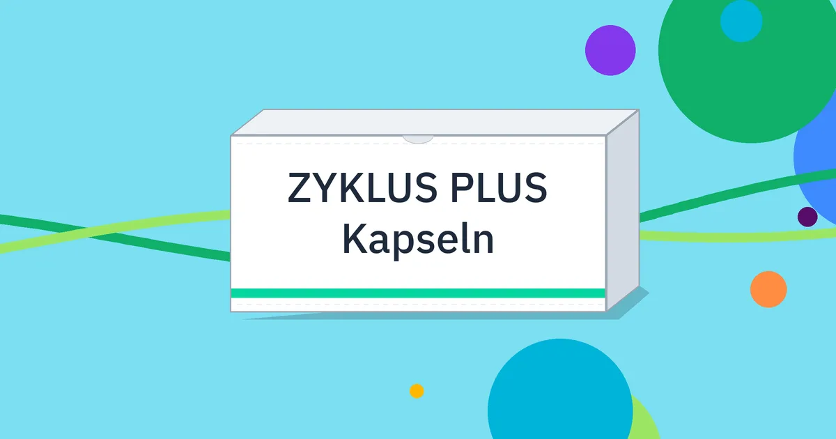 Symbolbild: Packung mit der Aufschrift ZYKLUS PLUS Kapseln (PZN 19381281) – Verfügbarkeit und Bezug in Apotheken in Frankfurt am Main