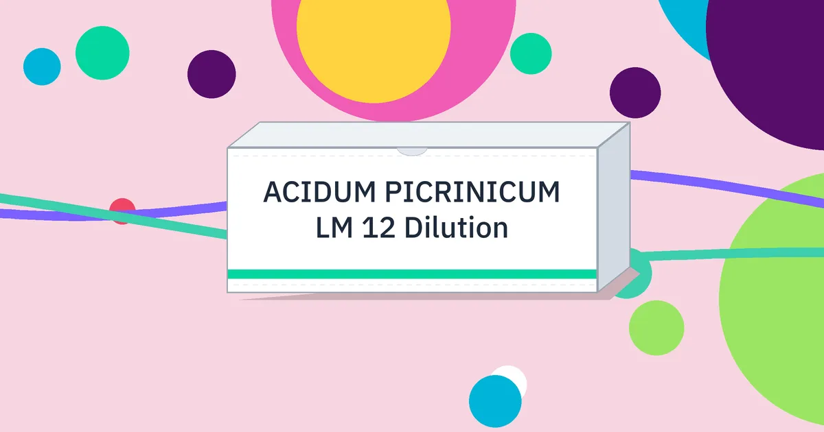 Symbolbild: Packung mit der Aufschrift ACIDUM PICRINICUM LM 12 Dilution (PZN 06921149) – Verfügbarkeit und Bezug in Apotheken in Frankfurt am Main