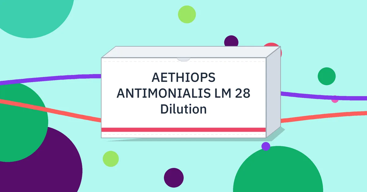 Symbolbild: Packung mit der Aufschrift AETHIOPS ANTIMONIALIS LM 28 Dilution (PZN 13301401) – Verfügbarkeit und Bezug in Apotheken in Frankfurt am Main
