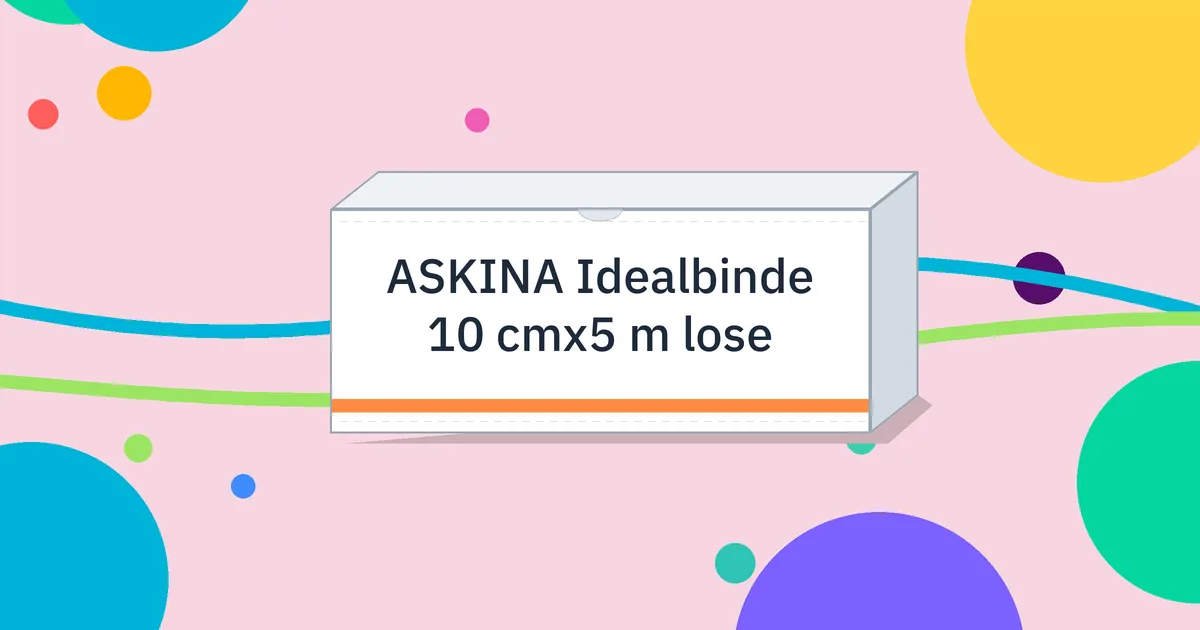Symbolbild: Packung mit der Aufschrift ASKINA Idealbinde 10 cmx5 m lose (PZN 20286056) – Verfügbarkeit und Bezug in Apotheken in Frankfurt am Main