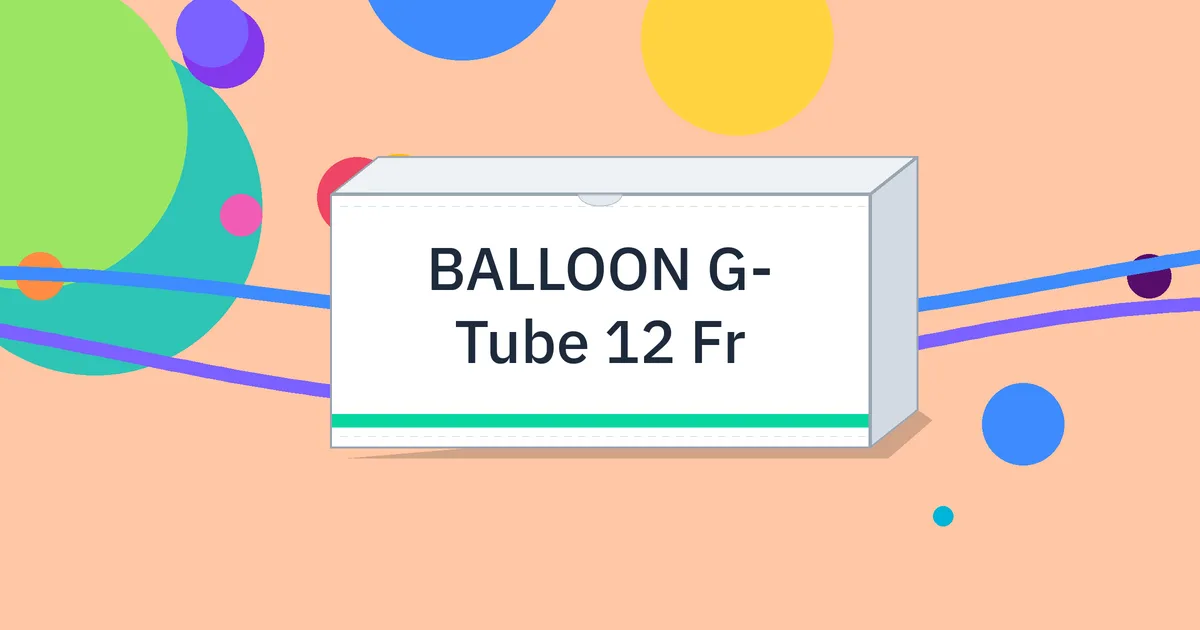 Symbolbild: Packung mit der Aufschrift BALLOON G-Tube 12 Fr (PZN 14346334) – Verfügbarkeit und Bezug in Apotheken in Frankfurt am Main