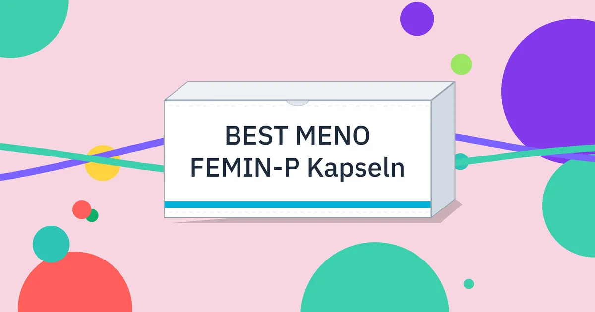 Symbolbild: Packung mit der Aufschrift BEST MENO FEMIN-P Kapseln (PZN 19340141) – Verfügbarkeit und Bezug in Apotheken in Frankfurt am Main