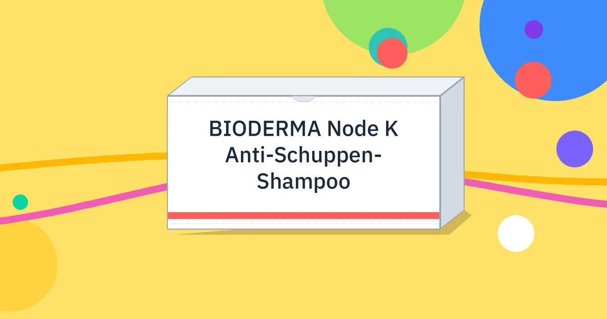 Symbolbild: Packung mit der Aufschrift BIODERMA Node K Anti-Schuppen-Shampoo (PZN 04224630) – Verfügbarkeit und Bezug in Apotheken in Frankfurt am Main