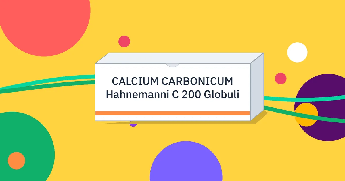 Symbolbild: Packung mit der Aufschrift CALCIUM CARBONICUM Hahnemanni C 200 Globuli (PZN 02890015) – Verfügbarkeit und Bezug in Apotheken in Frankfurt am Main