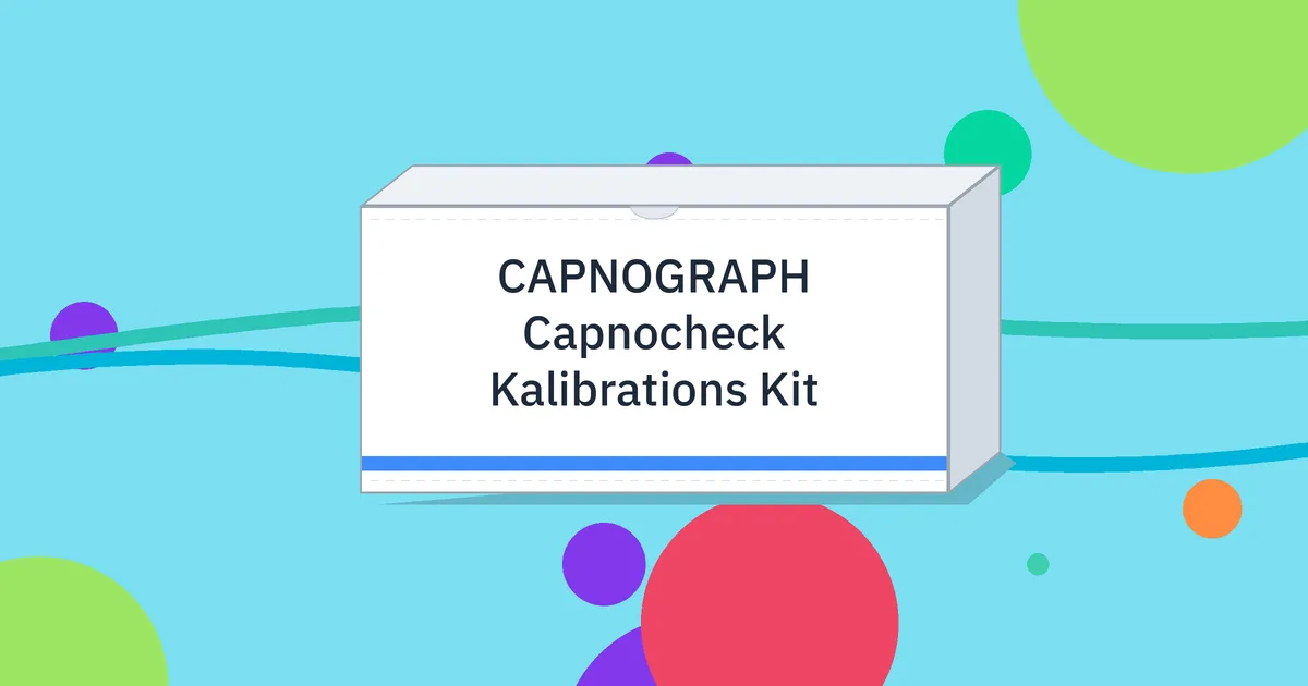 Symbolbild: Packung mit der Aufschrift CAPNOGRAPH Capnocheck Kalibrations Kit (PZN 06403940) – Verfügbarkeit und Bezug in Apotheken in Frankfurt am Main