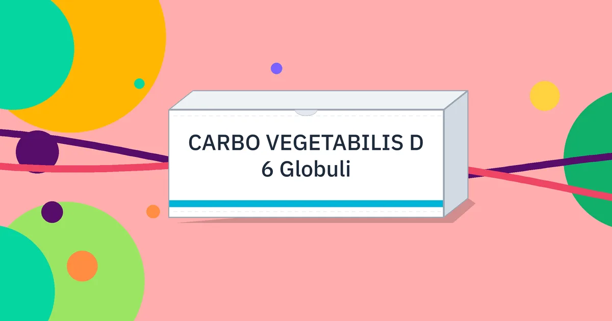 Symbolbild: Packung mit der Aufschrift CARBO VEGETABILIS D 6 Globuli (PZN 18759300) – Verfügbarkeit und Bezug in Apotheken in Frankfurt am Main
