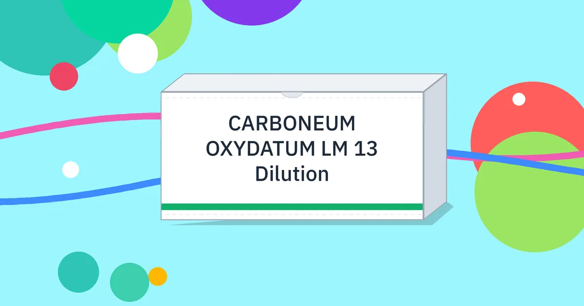 Symbolbild: Packung mit der Aufschrift CARBONEUM OXYDATUM LM 13 Dilution (PZN 13428685) – Verfügbarkeit und Bezug in Apotheken in Frankfurt am Main