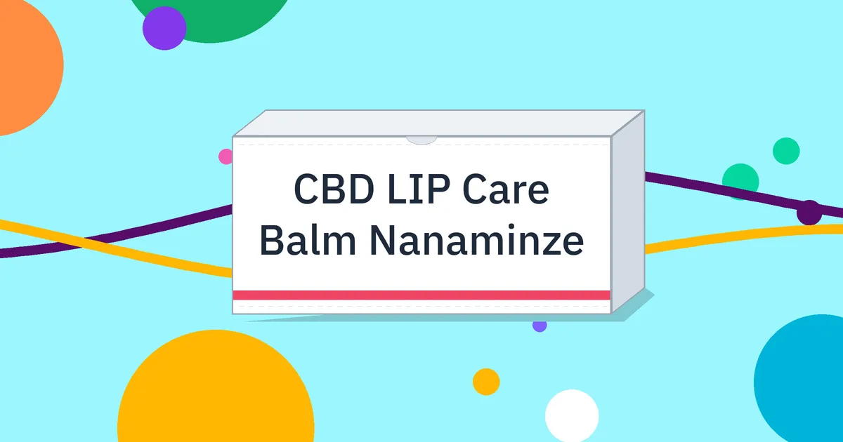 Symbolbild: Packung mit der Aufschrift CBD LIP Care Balm Nanaminze (PZN 16685537) – Verfügbarkeit und Bezug in Apotheken in Frankfurt am Main