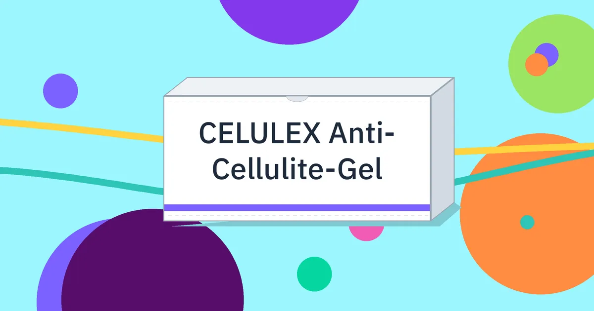 Symbolbild: Packung mit der Aufschrift CELULEX Anti-Cellulite-Gel (PZN 18022077) – Verfügbarkeit und Bezug in Apotheken in Frankfurt am Main