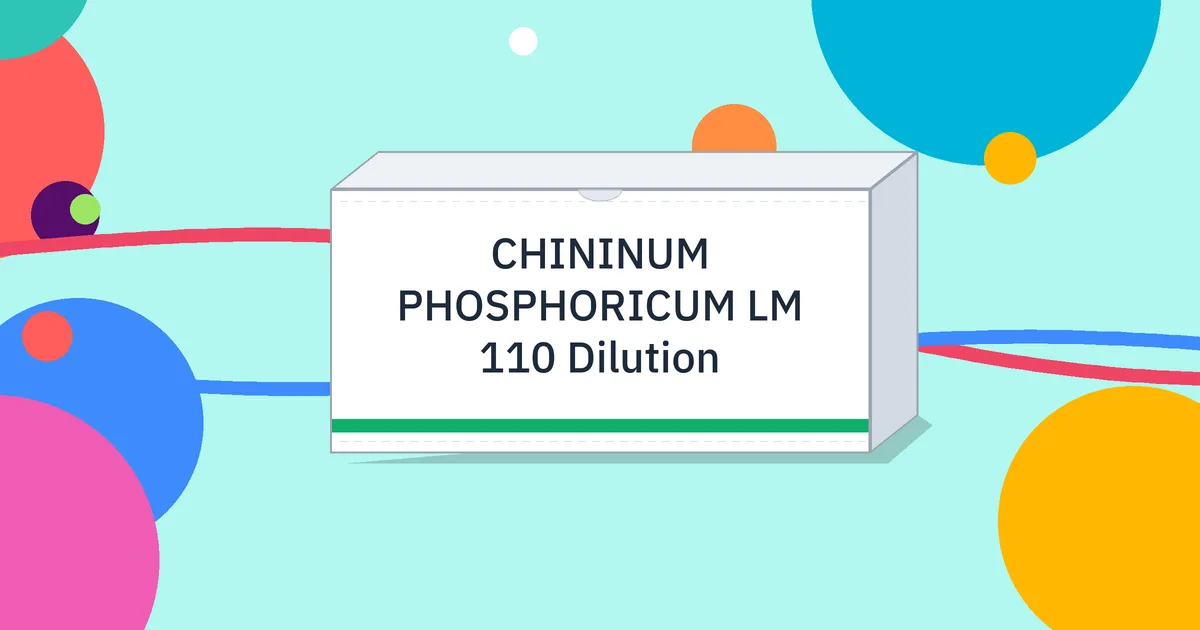 Symbolbild: Packung mit der Aufschrift CHININUM PHOSPHORICUM LM 110 Dilution (PZN 15867408) – Verfügbarkeit und Bezug in Apotheken in Frankfurt am Main