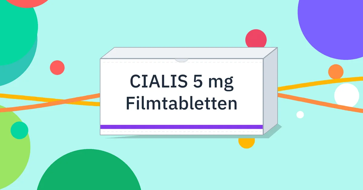 Symbolbild: Packung mit der Aufschrift CIALIS 5 mg Filmtabletten (PZN 09435840) – Verfügbarkeit und Bezug in Apotheken in Frankfurt am Main