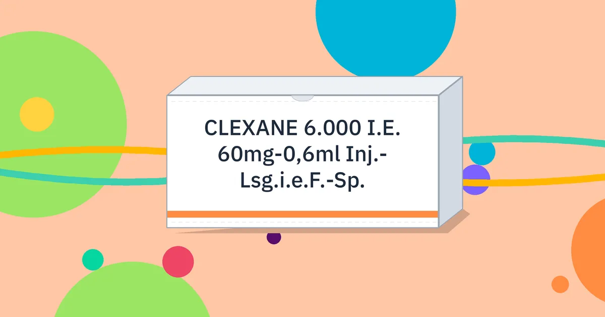 Symbolbild: Packung mit der Aufschrift CLEXANE 6.000 I.E. 60mg-0,6ml Inj.-Lsg.i.e.F.-Sp. (PZN 15814895) – Verfügbarkeit und Bezug in Apotheken in Frankfurt am Main