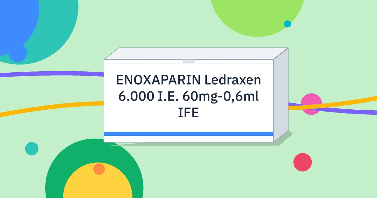 Symbolbild: Packung mit der Aufschrift ENOXAPARIN Ledraxen 6.000 I.E. 60mg-0,6ml IFE (PZN 17955039) – Verfügbarkeit und Bezug in Apotheken in Frankfurt am Main