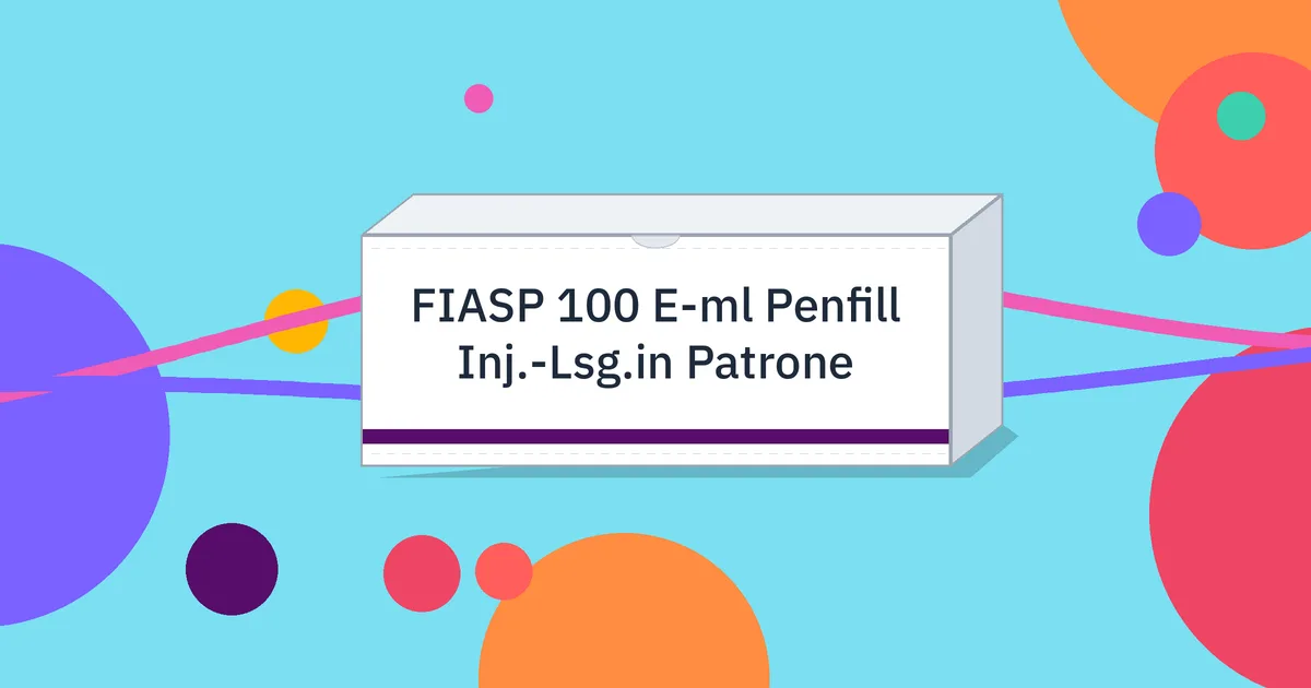 Symbolbild: Packung mit der Aufschrift FIASP 100 E-ml Penfill Inj.-Lsg.in Patrone (PZN 14033374) – Verfügbarkeit und Bezug in Apotheken in Frankfurt am Main