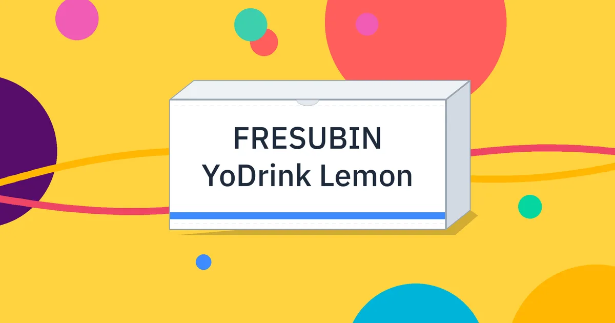 Symbolbild: Packung mit der Aufschrift FRESUBIN YoDrink Lemon (PZN 12442358) – Verfügbarkeit und Bezug in Apotheken in Frankfurt am Main
