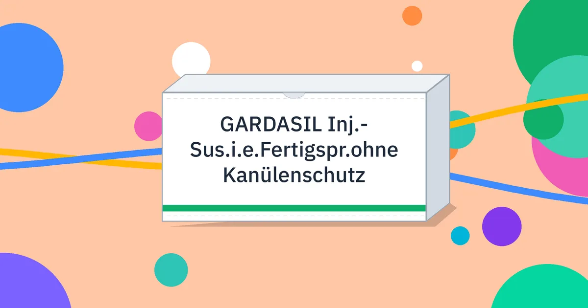 Symbolbild: Packung mit der Aufschrift GARDASIL Inj.-Sus.i.e.Fertigspr.ohne Kanülenschutz (PZN 10344580) – Verfügbarkeit und Bezug in Apotheken in Frankfurt am Main