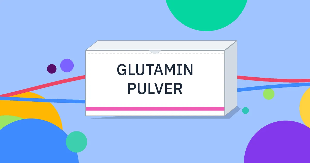 Symbolbild: Packung mit der Aufschrift GLUTAMIN PULVER (PZN 00274068) – Verfügbarkeit und Bezug in Apotheken in Frankfurt am Main