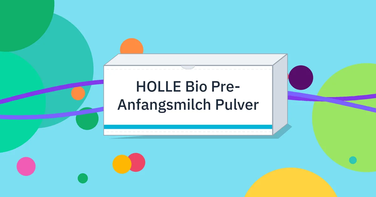 Symbolbild: Packung mit der Aufschrift HOLLE Bio Pre-Anfangsmilch Pulver (PZN 12553738) – Verfügbarkeit und Bezug in Apotheken in Frankfurt am Main