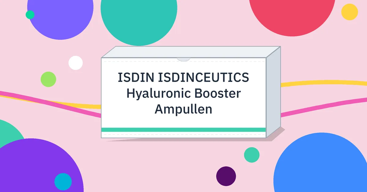 Symbolbild: Packung mit der Aufschrift ISDIN ISDINCEUTICS Hyaluronic Booster Ampullen (PZN 16355923) – Verfügbarkeit und Bezug in Apotheken in Frankfurt am Main