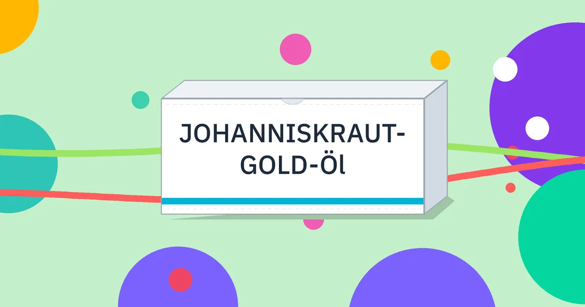 Symbolbild: Packung mit der Aufschrift JOHANNISKRAUT-GOLD-Öl (PZN 18790942) – Verfügbarkeit und Bezug in Apotheken in Frankfurt am Main