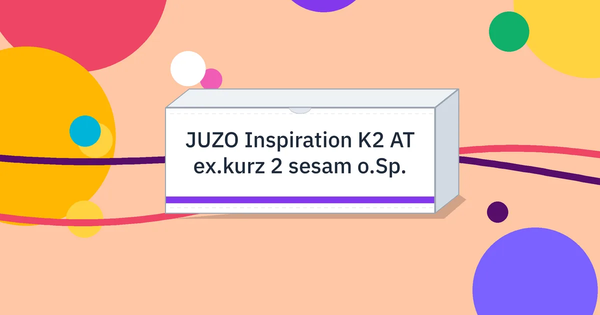 Symbolbild: Packung mit der Aufschrift JUZO Inspiration K2 AT ex.kurz 2 sesam o.Sp. (PZN 14932032) – Verfügbarkeit und Bezug in Apotheken in Frankfurt am Main