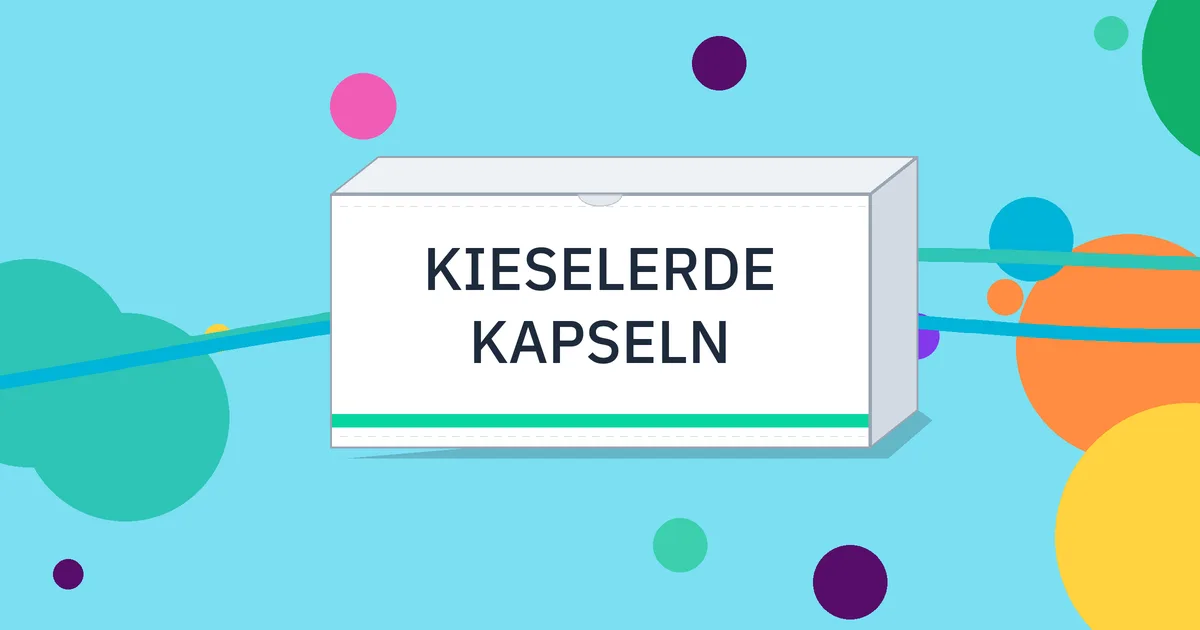 Symbolbild: Packung mit der Aufschrift KIESELERDE KAPSELN (PZN 18742191) – Verfügbarkeit und Bezug in Apotheken in Frankfurt am Main
