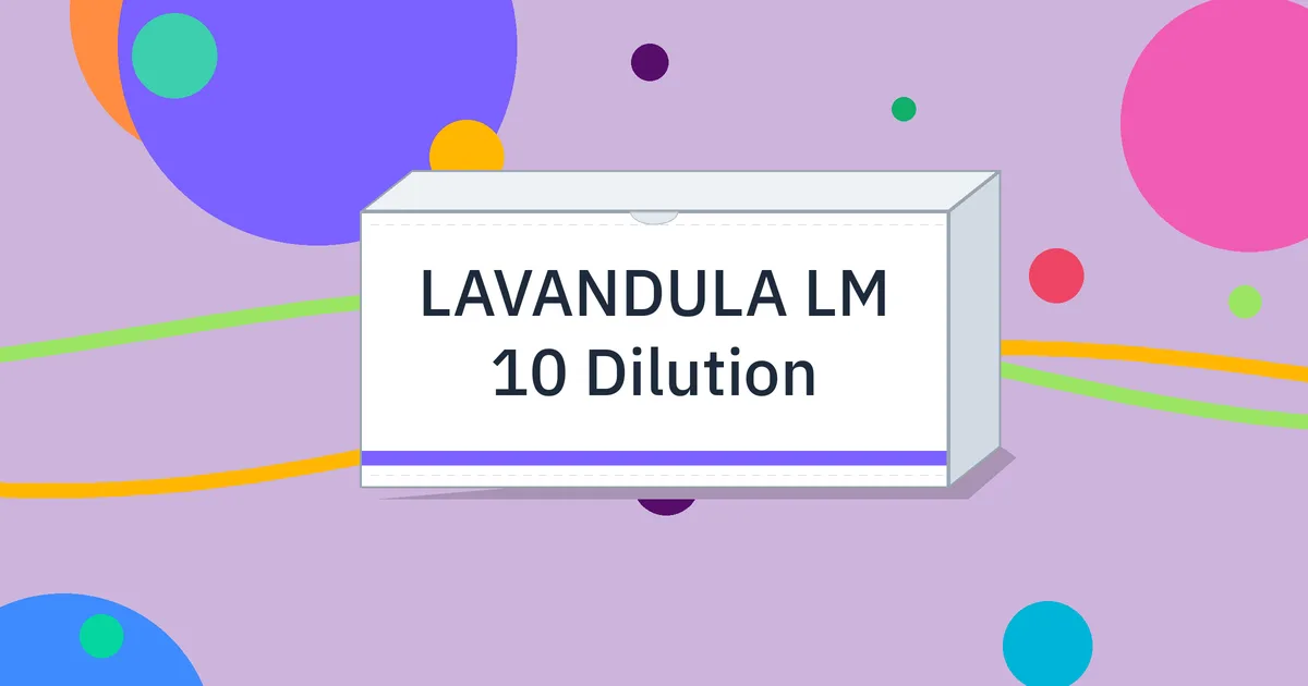 Symbolbild: Packung mit der Aufschrift LAVANDULA LM 10 Dilution (PZN 12929735) – Verfügbarkeit und Bezug in Apotheken in Frankfurt am Main