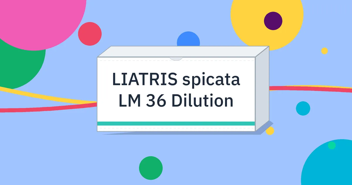 Symbolbild: Packung mit der Aufschrift LIATRIS spicata LM 36 Dilution (PZN 13528949) – Verfügbarkeit und Bezug in Apotheken in Frankfurt am Main
