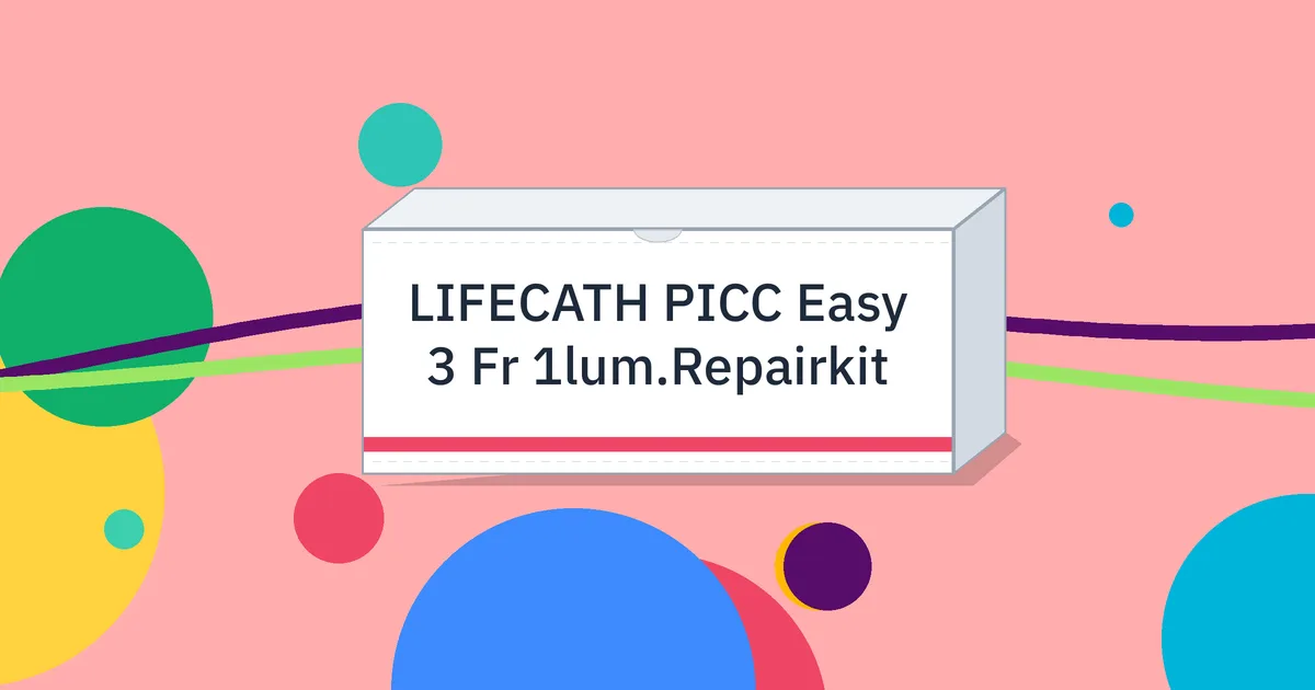 Symbolbild: Packung mit der Aufschrift LIFECATH PICC Easy 3 Fr 1lum.Repairkit (PZN 15209763) – Verfügbarkeit und Bezug in Apotheken in Frankfurt am Main