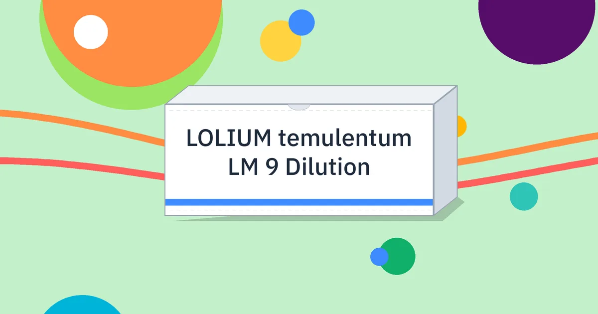 Symbolbild: Packung mit der Aufschrift LOLIUM temulentum LM 9 Dilution (PZN 13535205) – Verfügbarkeit und Bezug in Apotheken in Frankfurt am Main