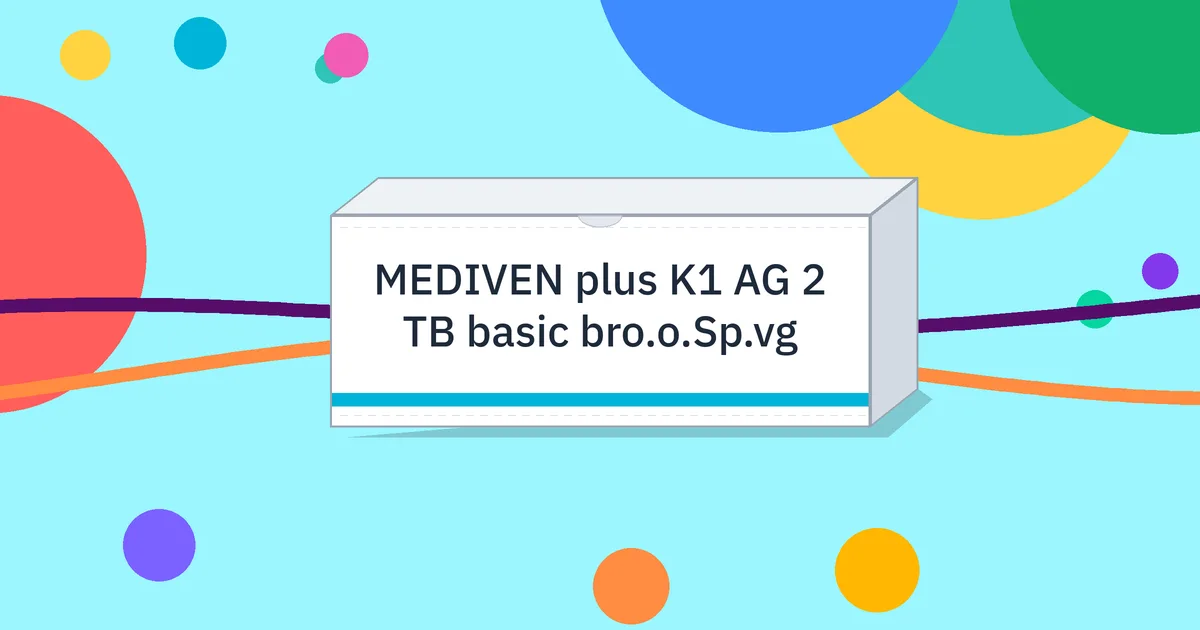 Symbolbild: Packung mit der Aufschrift MEDIVEN plus K1 AG 2 TB basic bro.o.Sp.vg (PZN 15057804) – Verfügbarkeit und Bezug in Apotheken in Frankfurt am Main