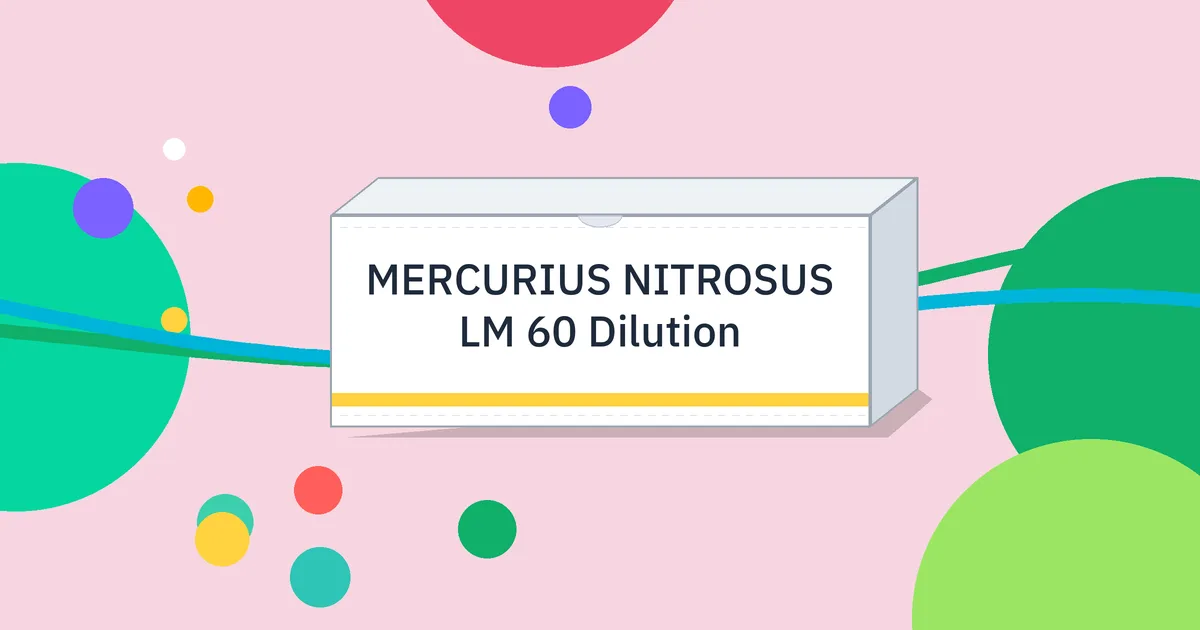 Symbolbild: Packung mit der Aufschrift MERCURIUS NITROSUS LM 60 Dilution (PZN 12952504) – Verfügbarkeit und Bezug in Apotheken in Frankfurt am Main