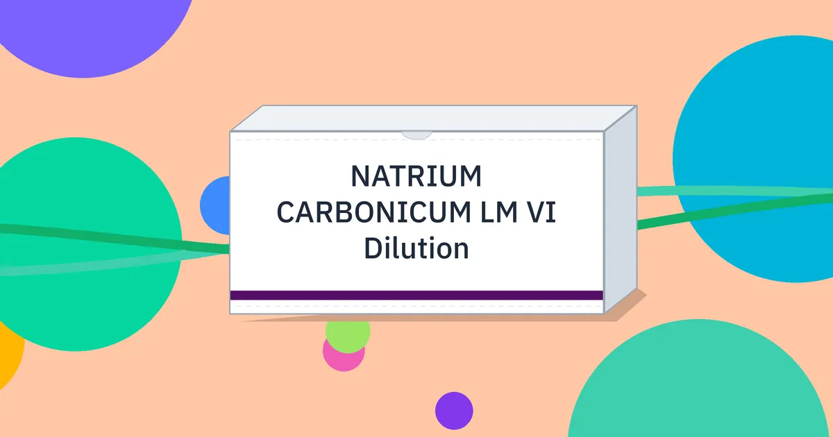 Symbolbild: Packung mit der Aufschrift NATRIUM CARBONICUM LM VI Dilution (PZN 02668831) – Verfügbarkeit und Bezug in Apotheken in Frankfurt am Main