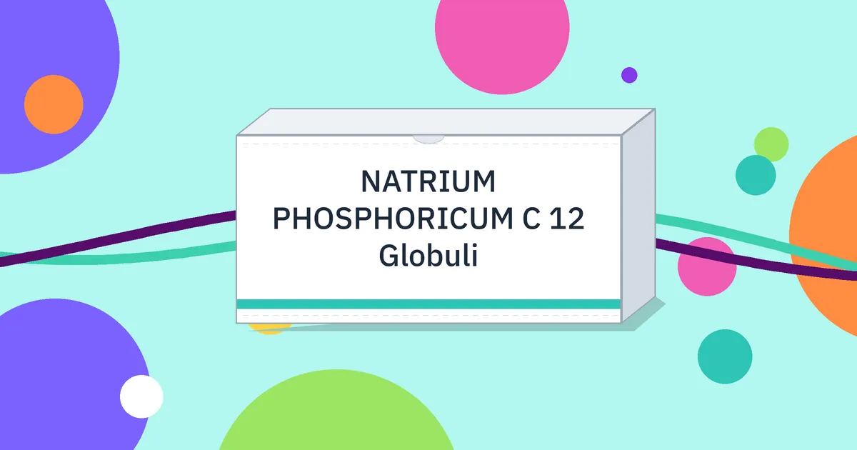 Symbolbild: Packung mit der Aufschrift NATRIUM PHOSPHORICUM C 12 Globuli (PZN 16696245) – Verfügbarkeit und Bezug in Apotheken in Frankfurt am Main