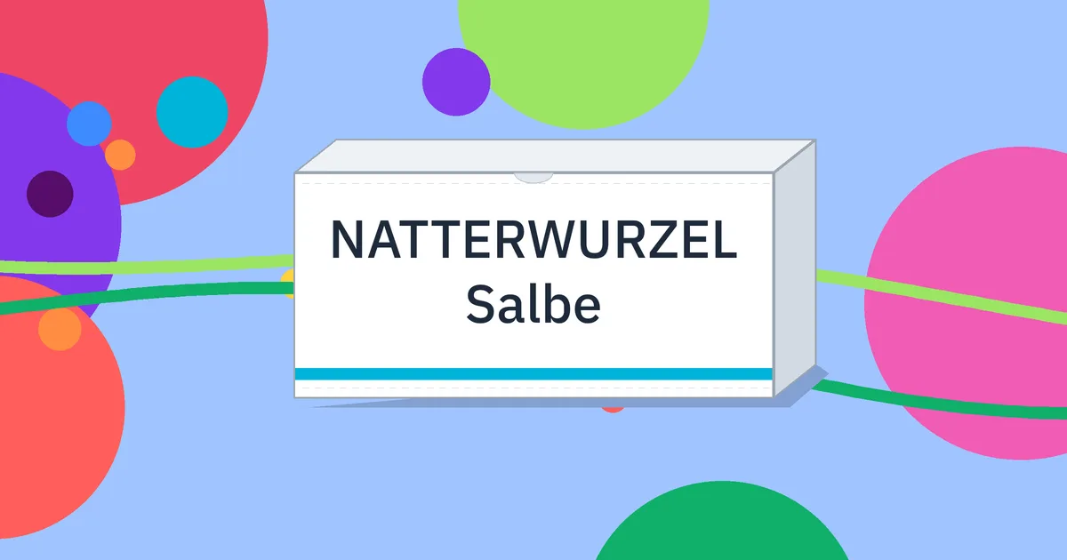 Symbolbild: Packung mit der Aufschrift NATTERWURZEL Salbe (PZN 19141832) – Verfügbarkeit und Bezug in Apotheken in Frankfurt am Main